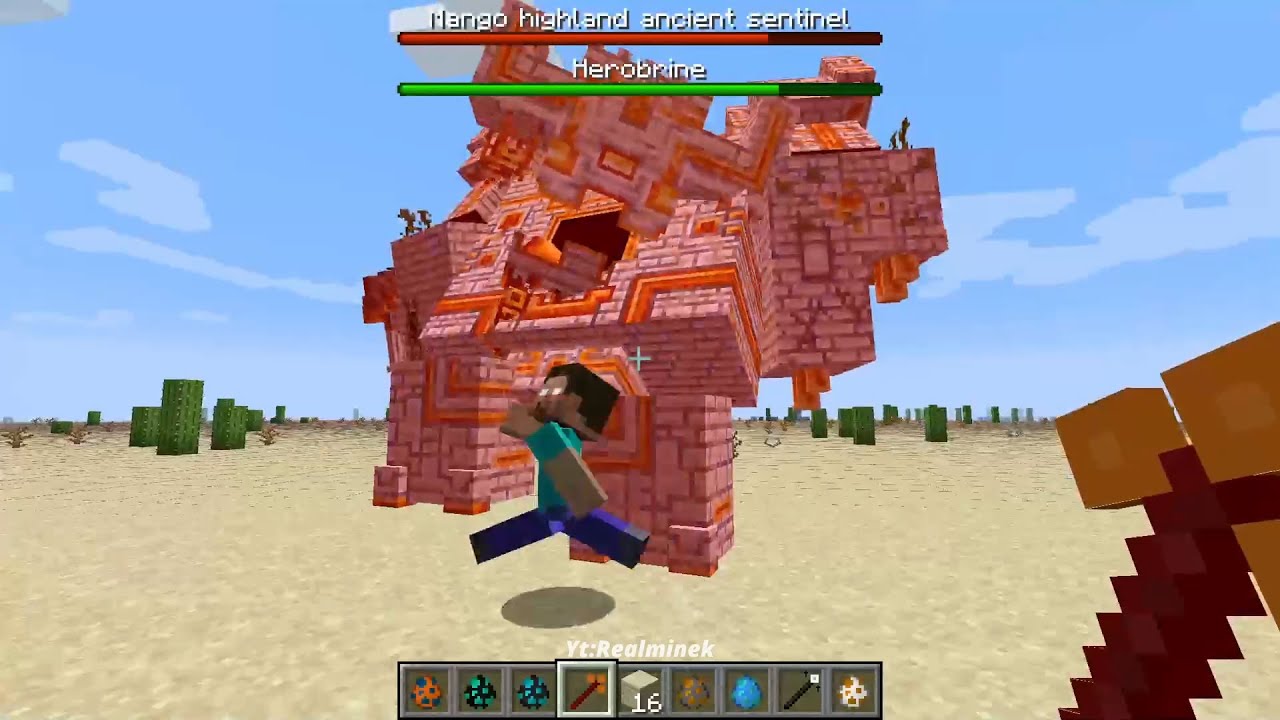 Herobrine VS Mango Legacy BOSSES | Minecraft Mob Battle | - YouTube