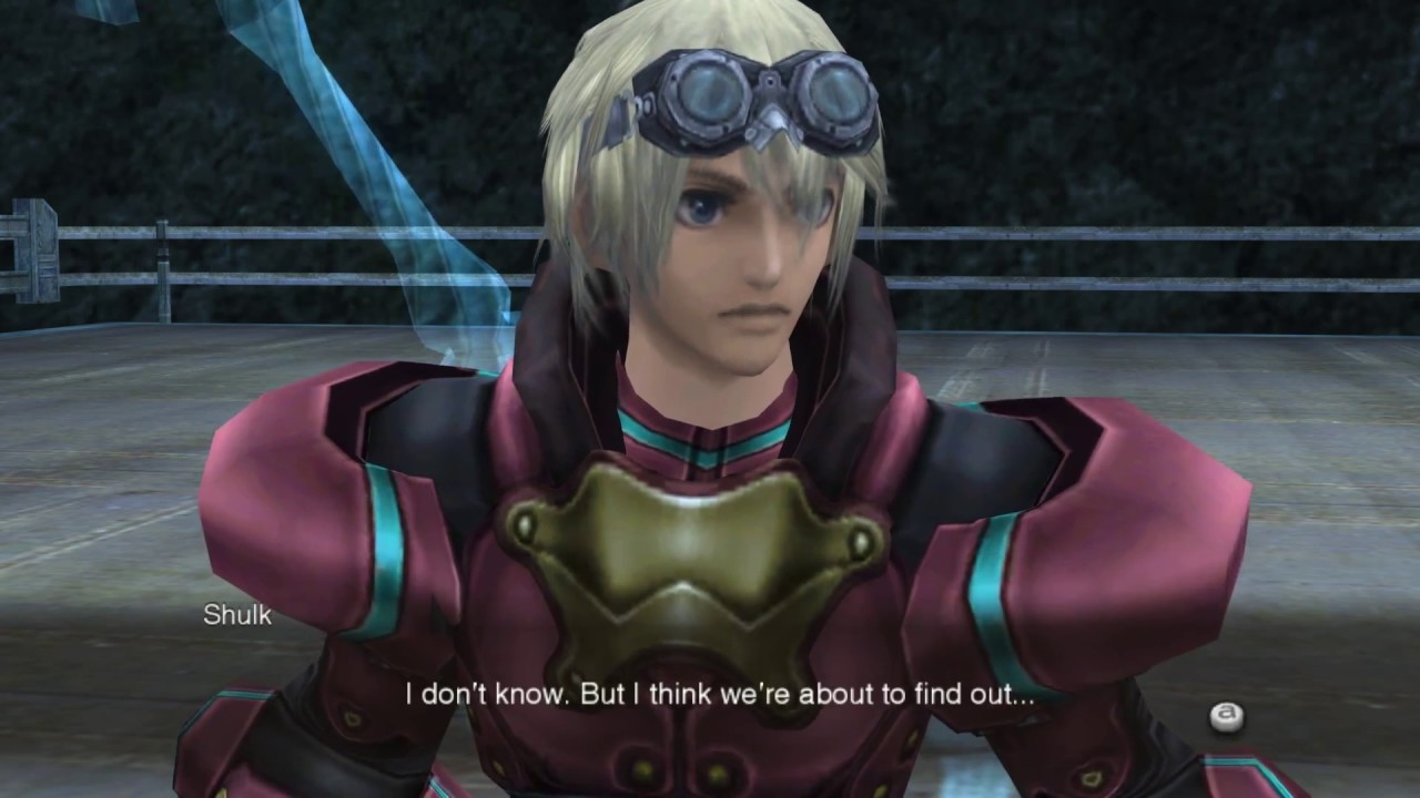 Xenoblade Chronicles HD Cutscene 040b Riding the Freight Elevator ...