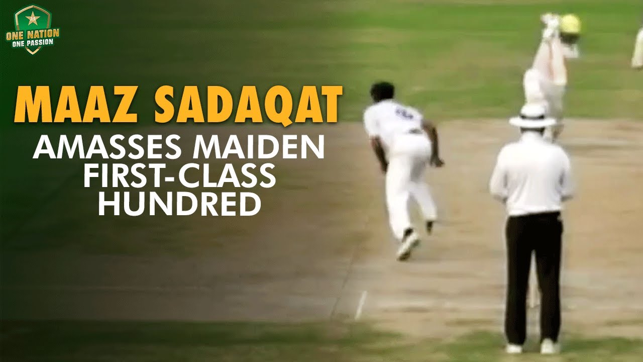 Maaz Sadaqat amasses maiden first-class hundred | Multan vs Peshawar ...
