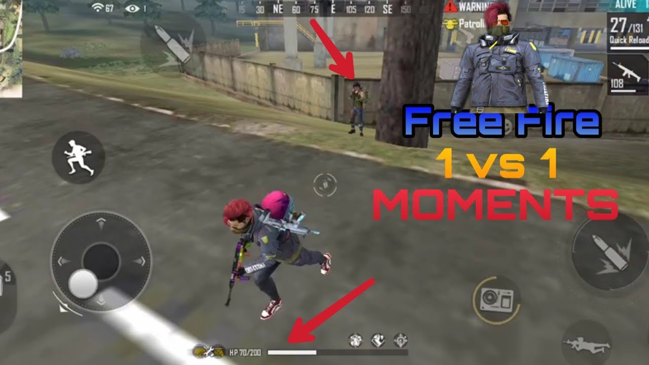 Free Fire Game Fighting Video ।। Free Fire 1vs1 Moments।। Free Fire ...