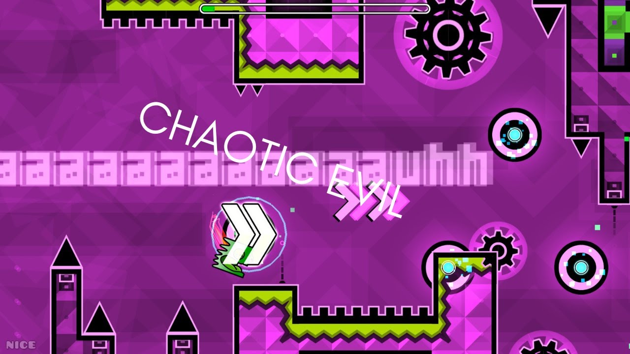 geometry dash-chaotic evil (insane demon) - YouTube