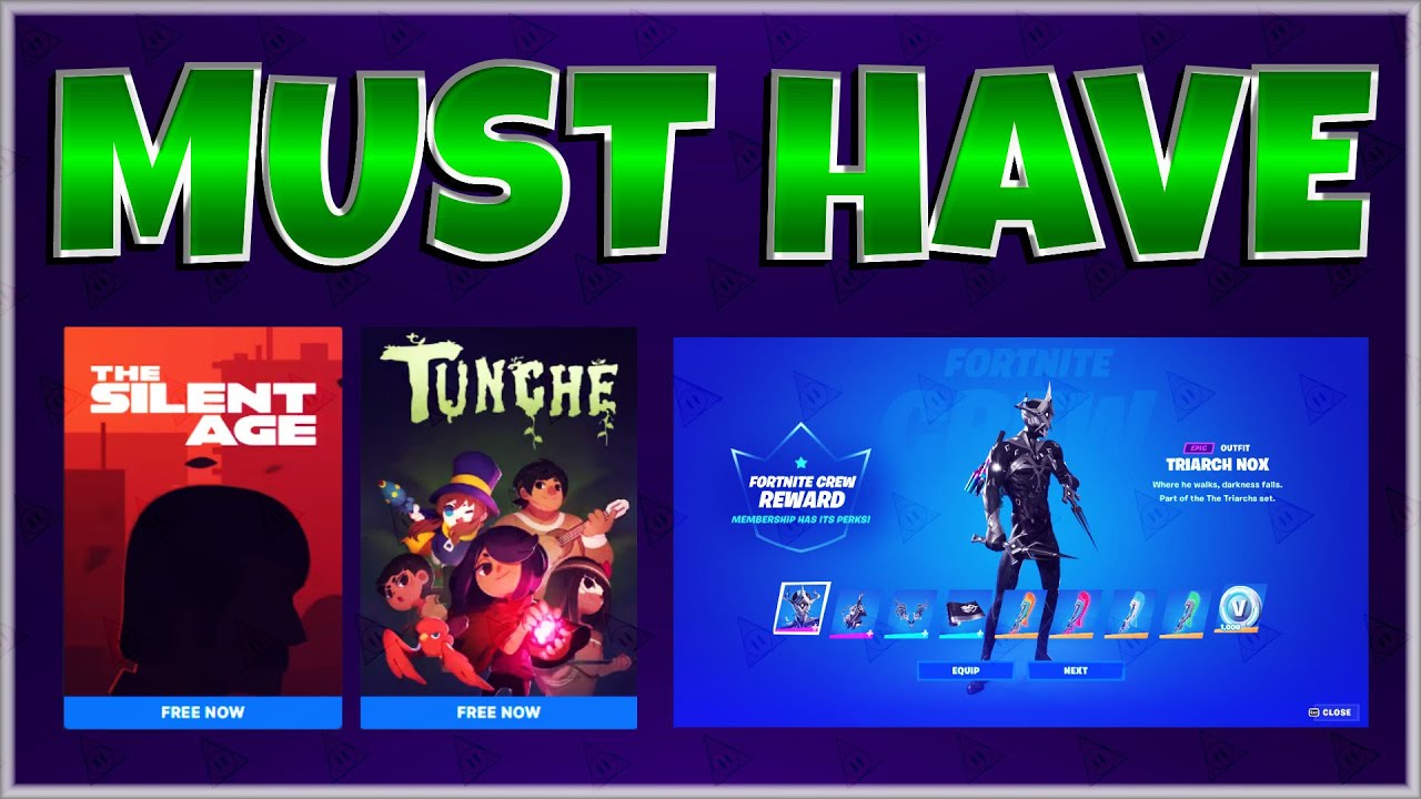 Must Have ~ Free Games - April Crew - YouTube