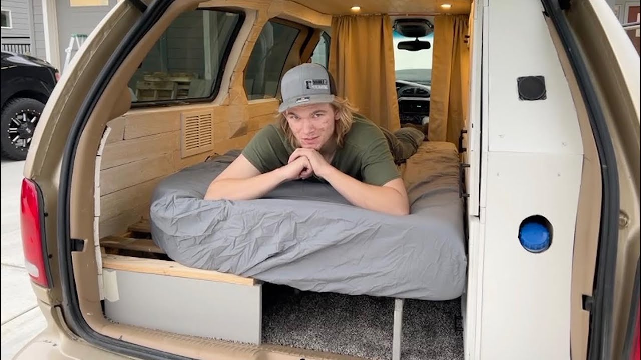 A tour of my van transformation - YouTube