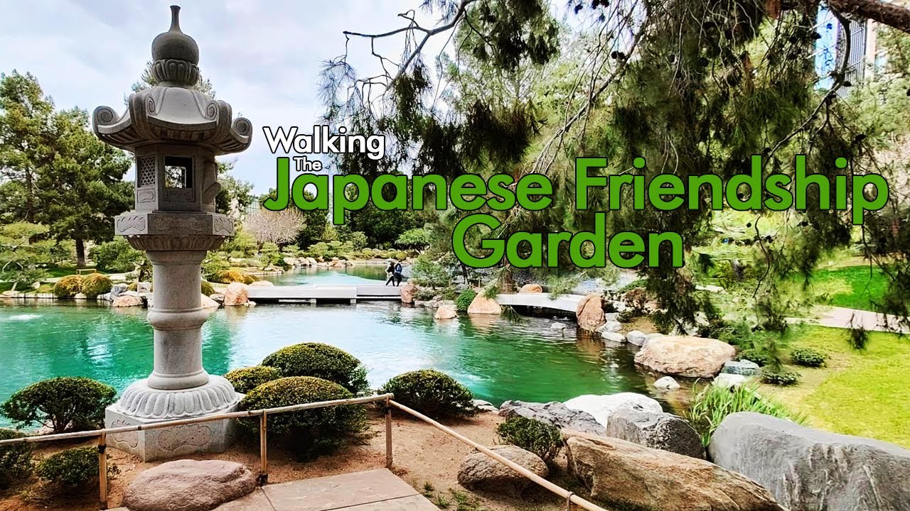 Japanese Friendship Garden Phoenix - Walking with ambient sound - YouTube