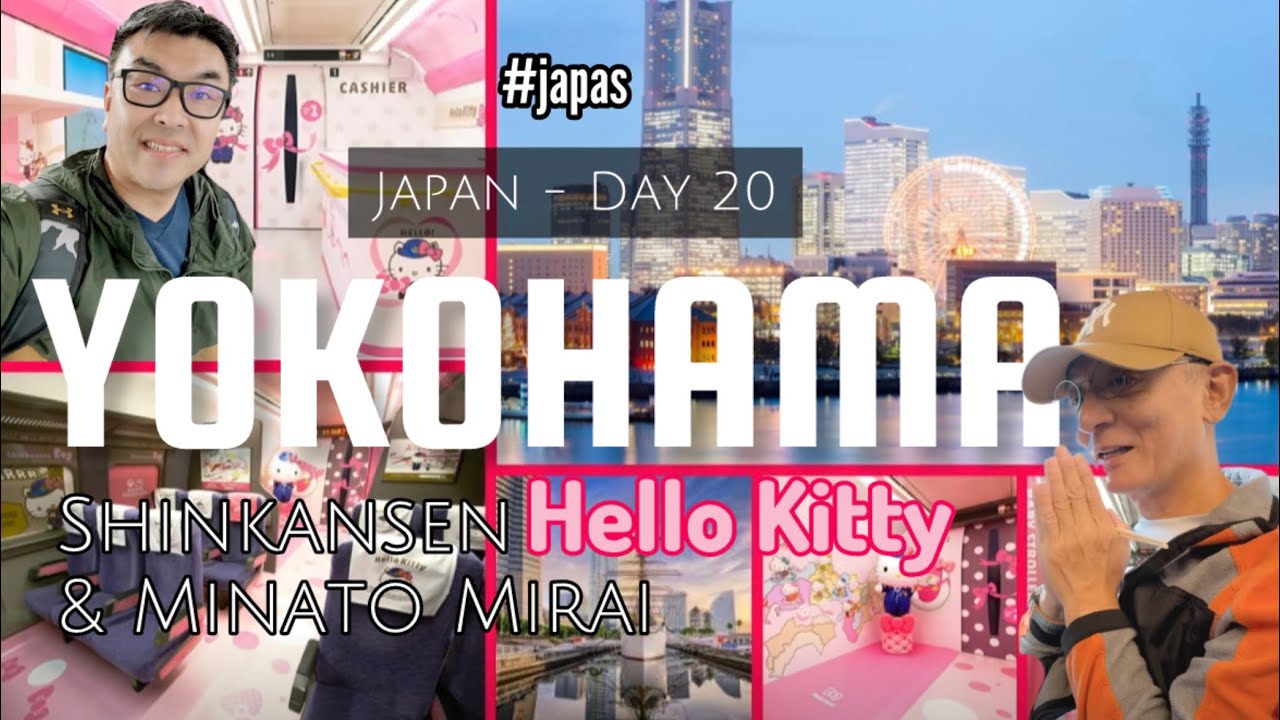 [Conheça o Japão] Conheça Yokohama: Shinkansen da Hello Kitty - Minato ...