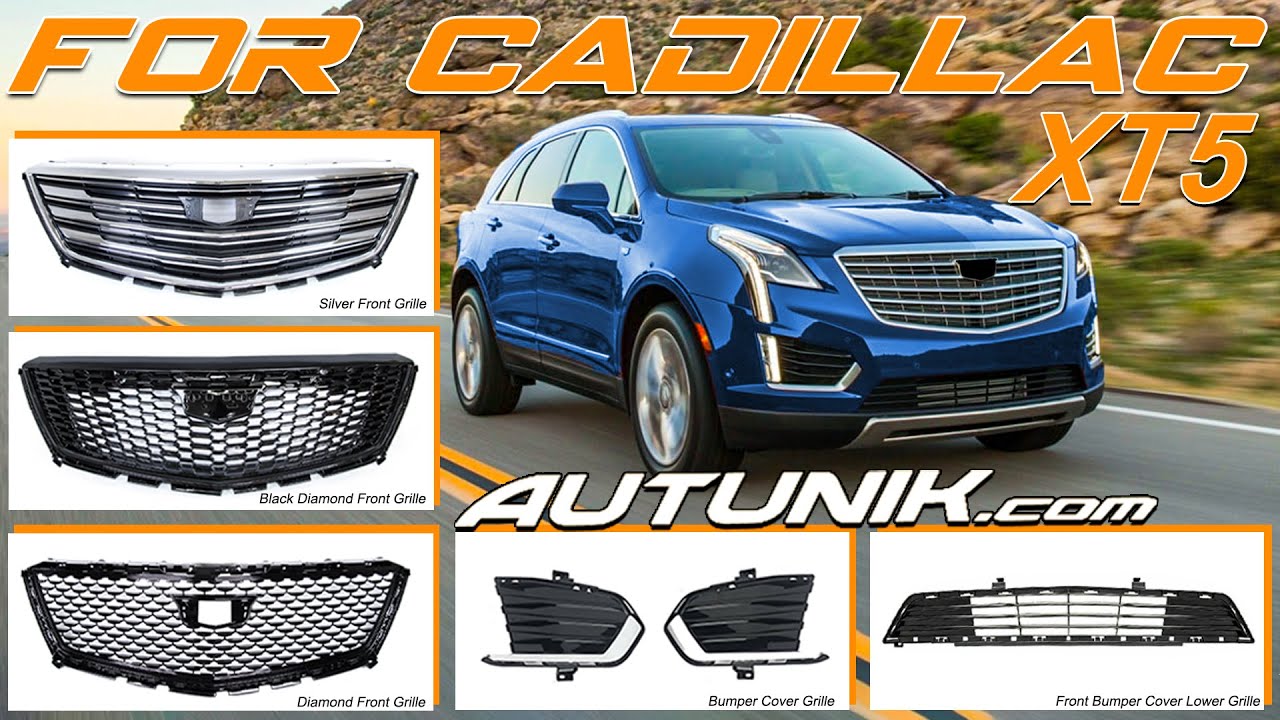 Autunik.com - Cadilac XT5 Tuning Parts, Front Grille, Fog Light Cover ...