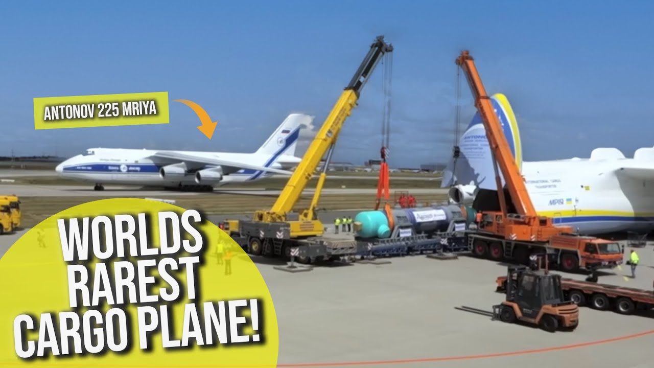 World's RAREST cargo plane! The legendary sole Antonov 225 Mriya ...