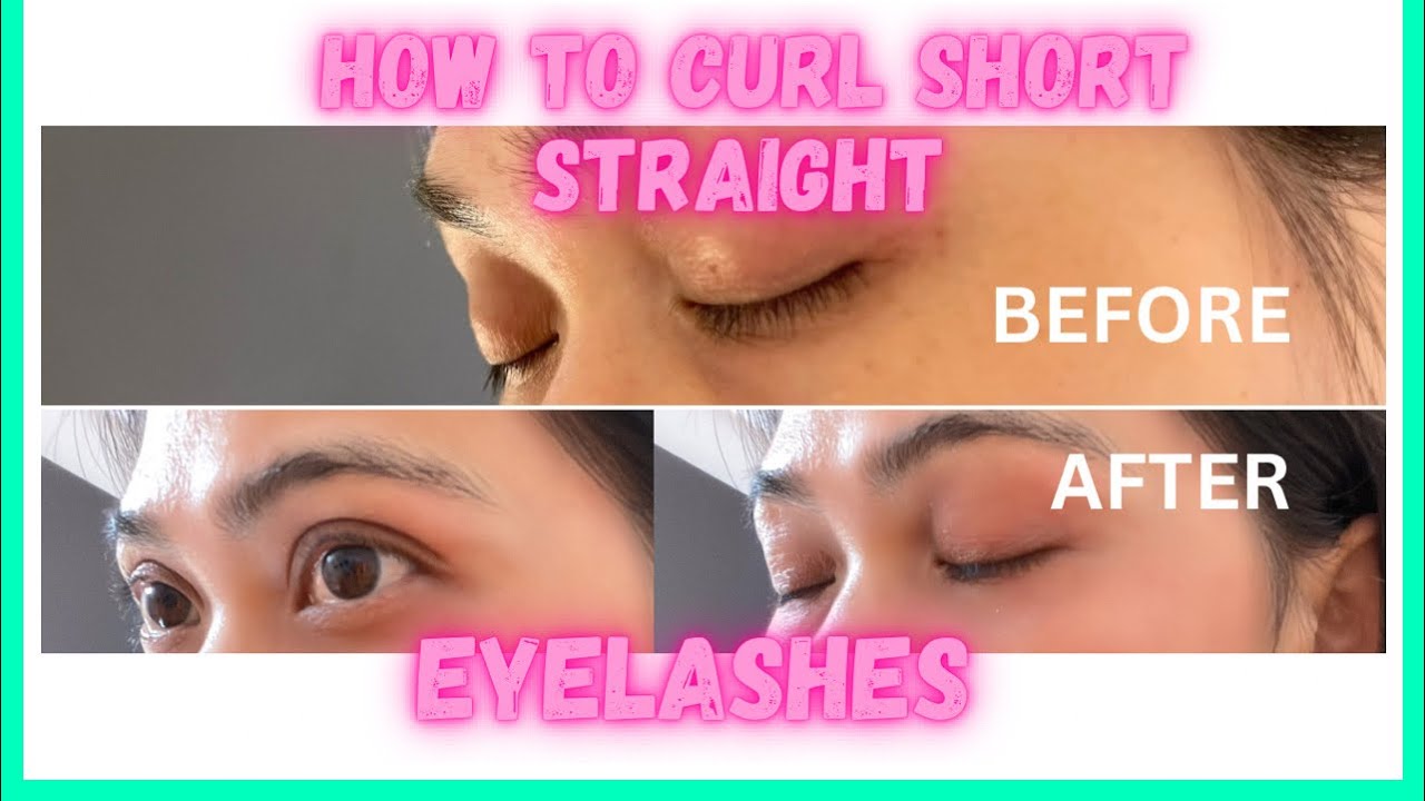 GAME-CHANGER HACK: HOW TO CURL SHORT STRAIGHT LASHES? || Pink Gaey 💗 ...