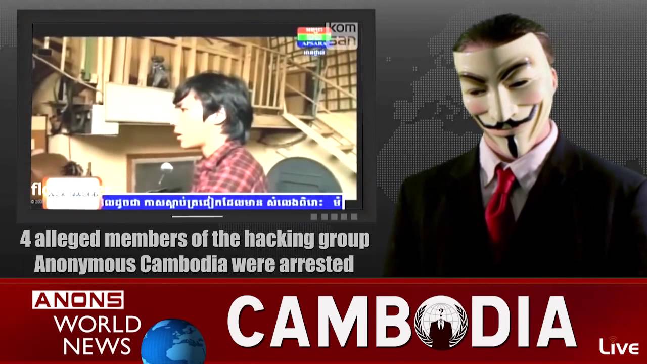 Anonymous Cambodia Press Release - YouTube