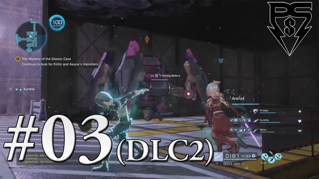 Sword Art Online: Fatal Bullet DLC 2 PsS Playthrough Part 03 - Demon ...