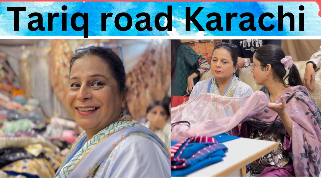 Tariq road market Karachi 😎| Tariq road market dresses 👗| shopping vlog ...