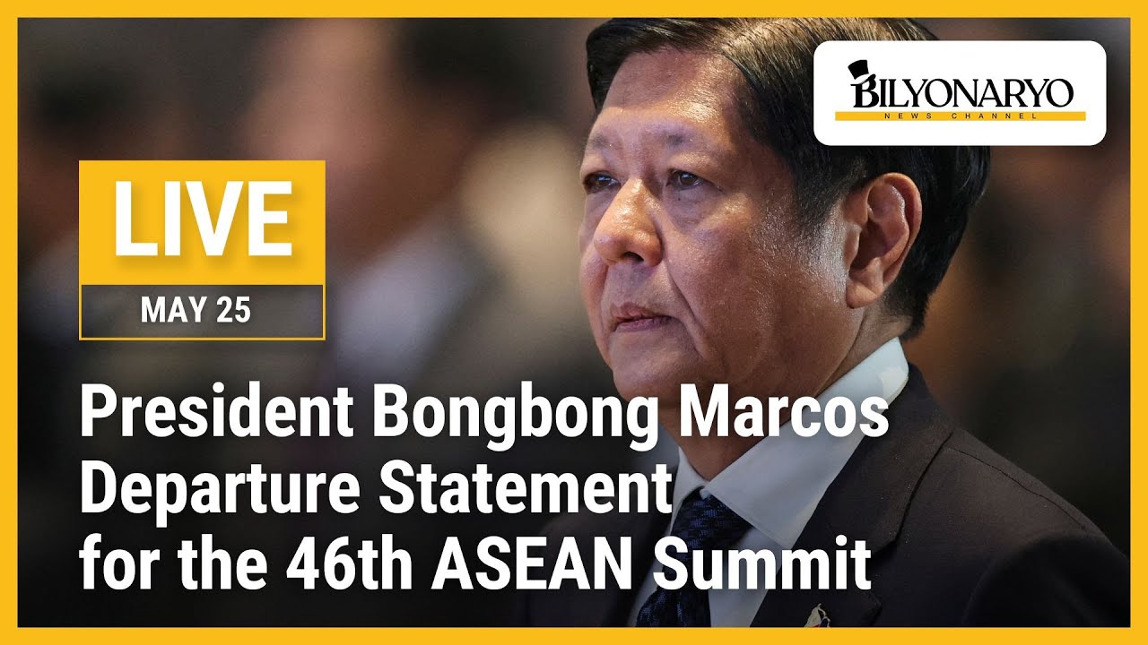 LIVE: President Ferdinand R. Marcos Jr. Departure Statement for the ...