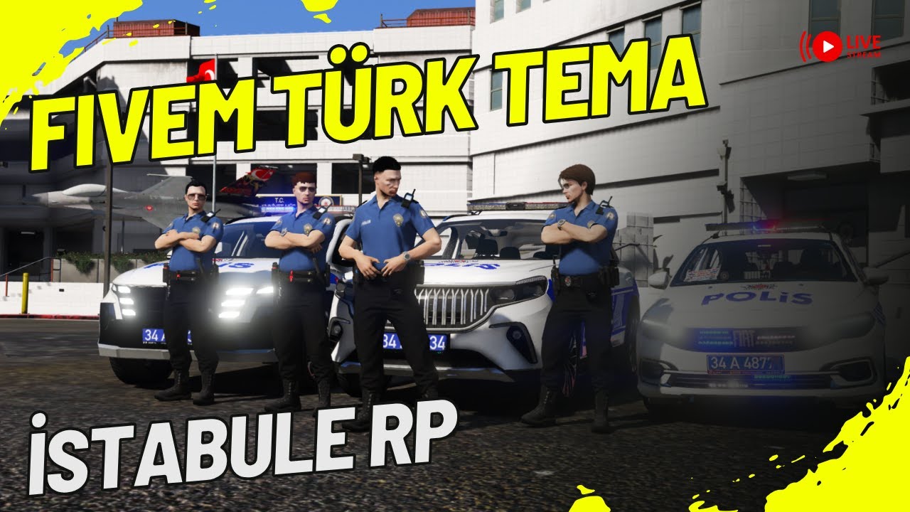 🔴 Fivem 🔴 İstanbuleRP | EGM | Polis Rolü 🔴 - YouTube