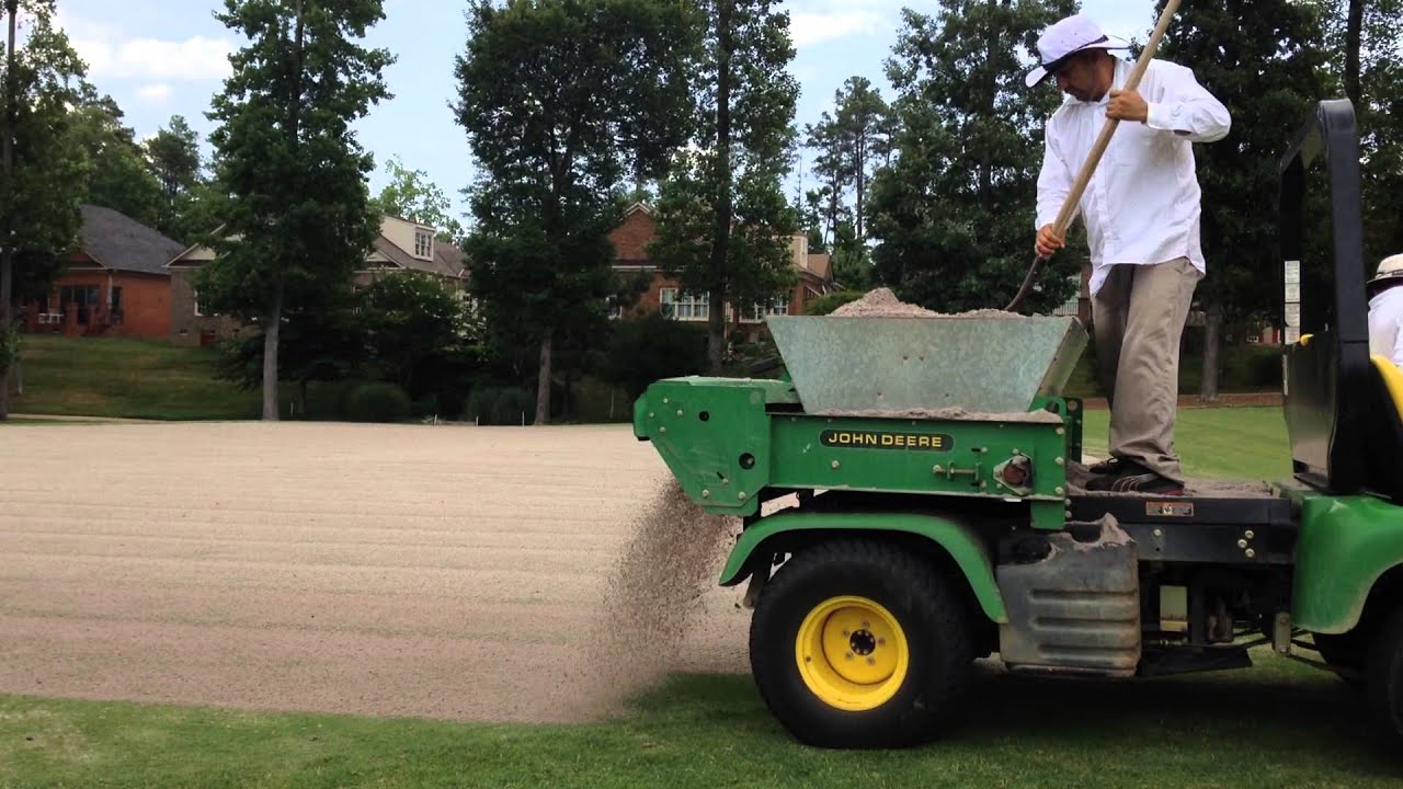 Sanding the Greens - YouTube