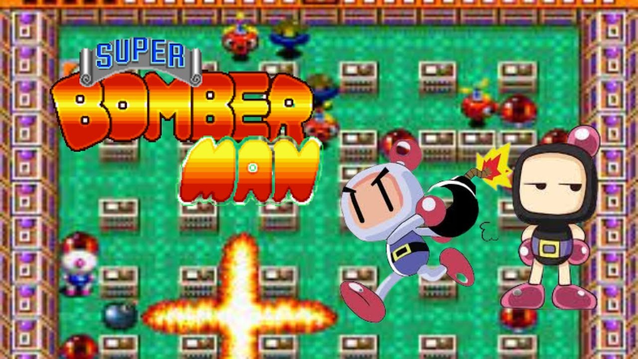 Super Bomberman - Full Playthrough (2 Players) - YouTube