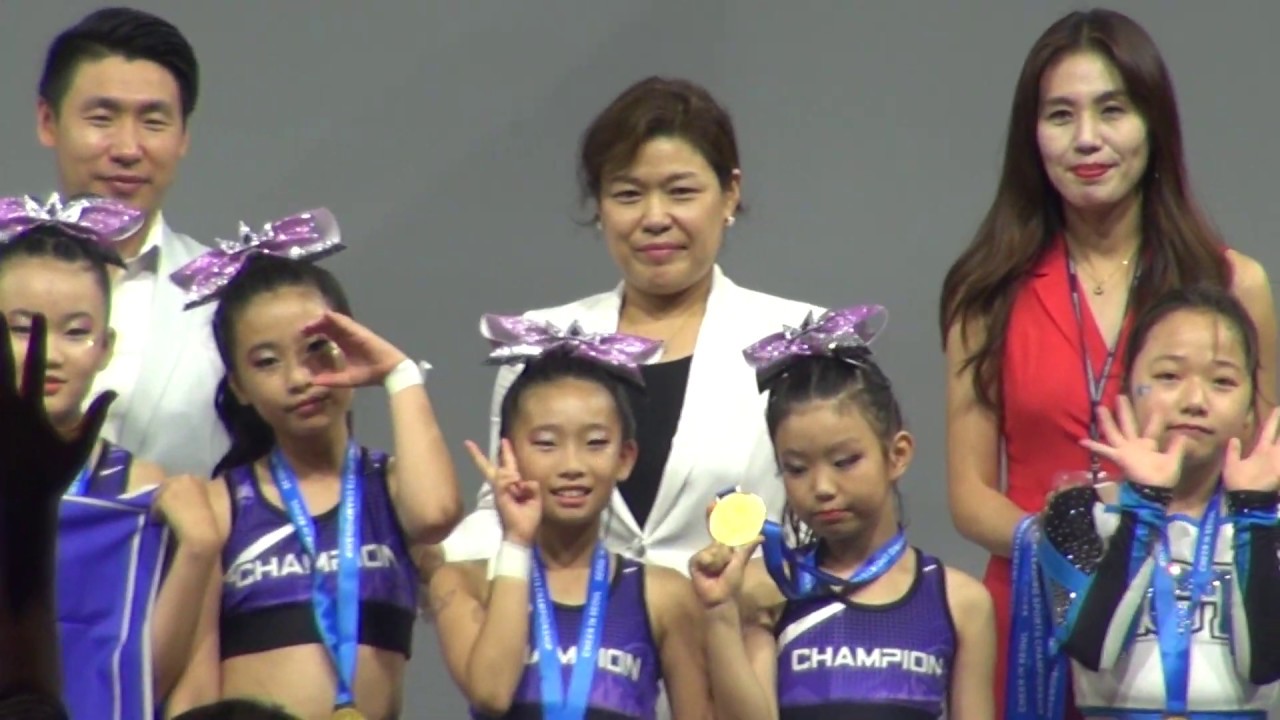 2019 서울국제치어리딩오픈 시상식 AWARDS Team Hiphop Tiny, Team Hiphop Tiny Small ...