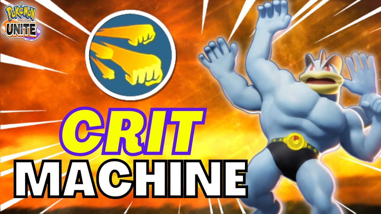 This Machamp Crit Build is INSANE! (Pokemon Unite) - YouTube