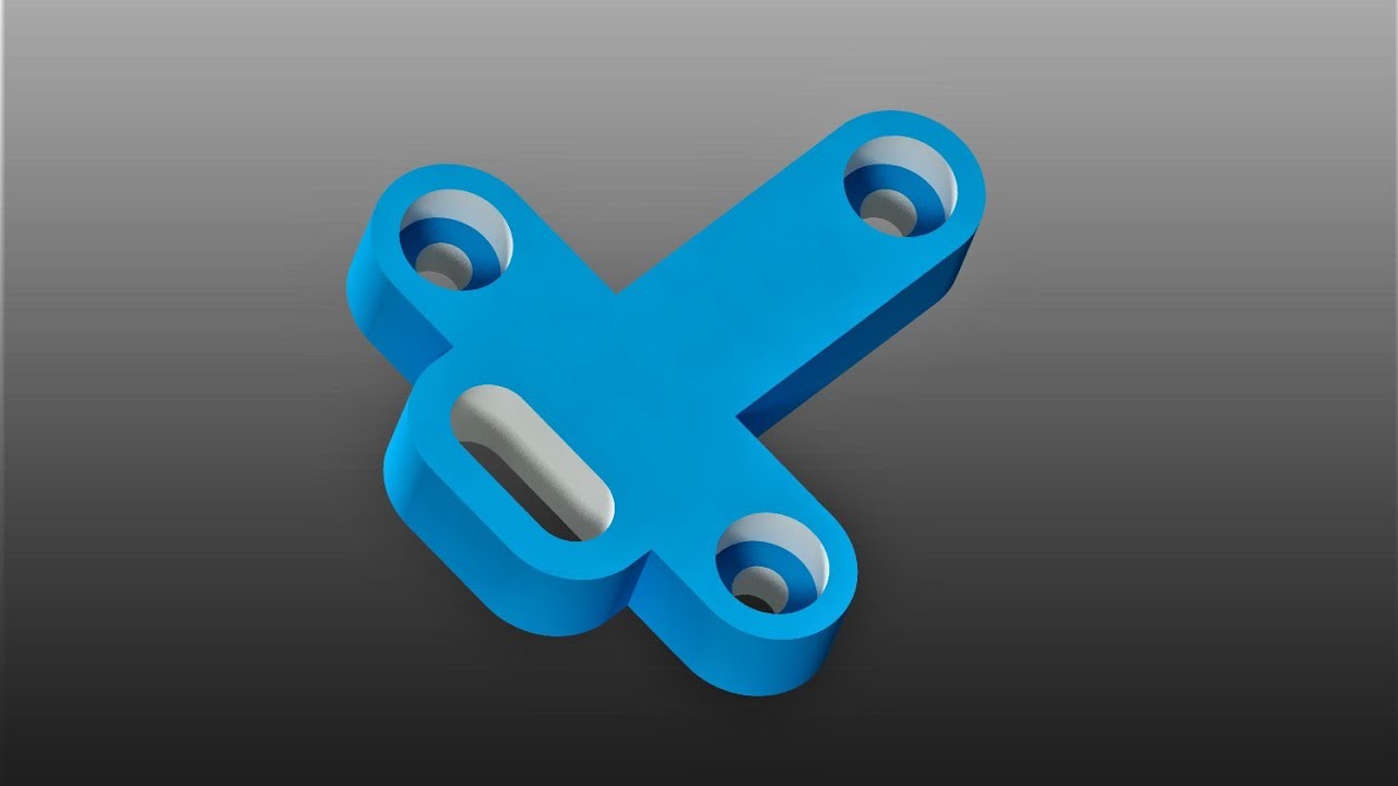 Practice design 10 | AutoCAD exercise | How to draw 3D object on ...