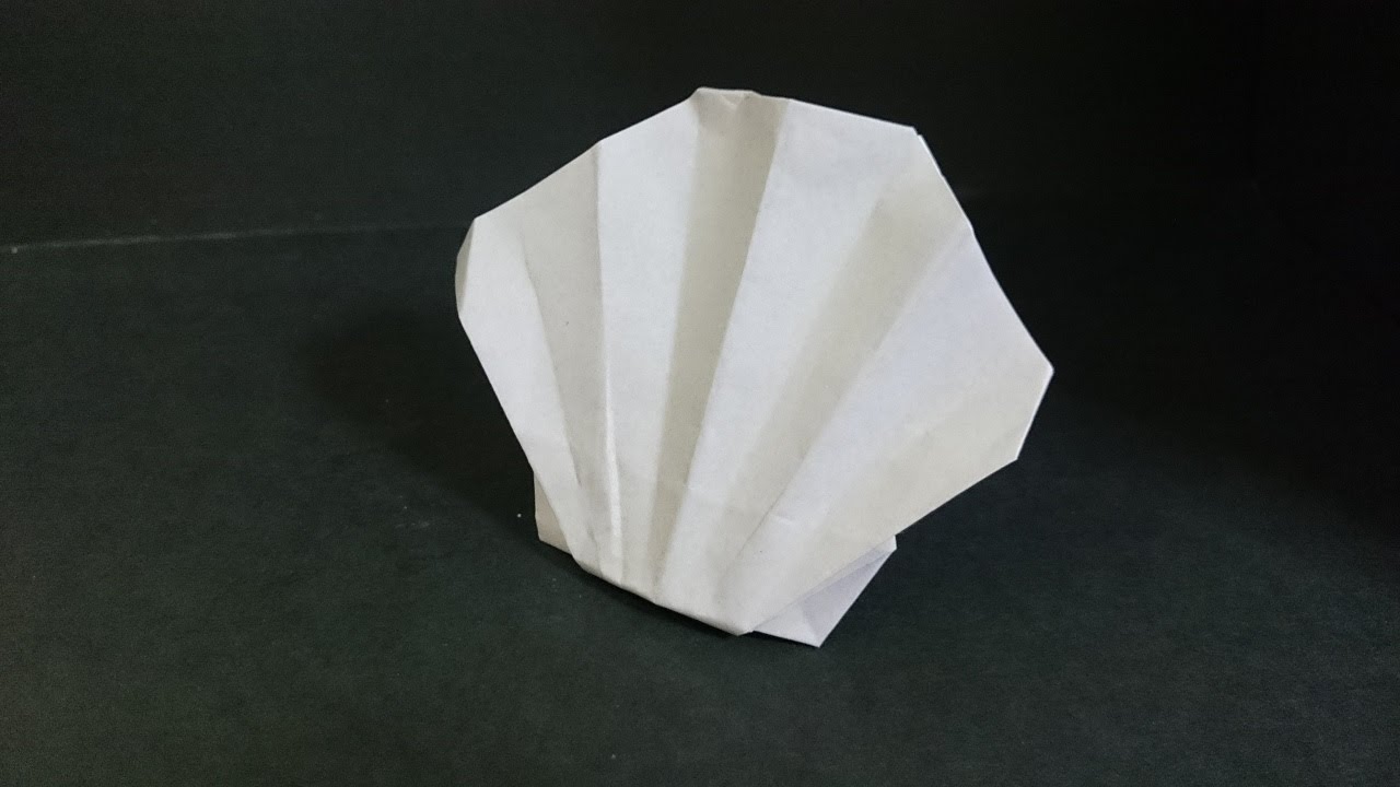 摺紙 扇貝 Origami Scallop - YouTube