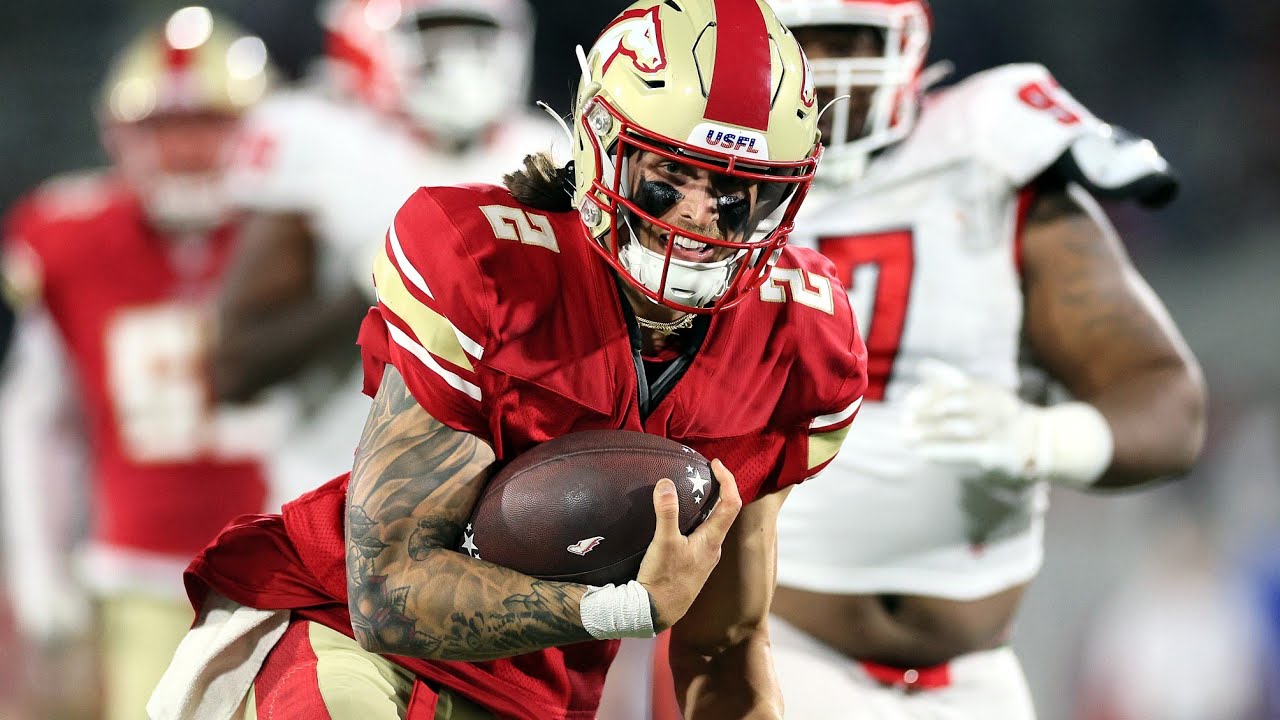 USFL on FOX: Generals @ Stallions (2023 Week 1 Highlights) - YouTube