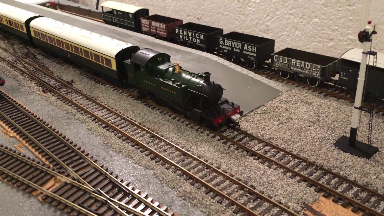 Bachmann Small Prairie with Hornby Collett Coaches - YouTube