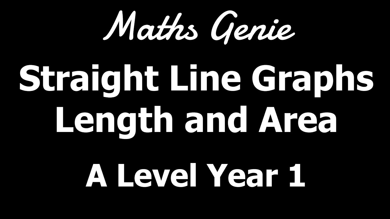 Straight Line Graphs: Length and Area - YouTube