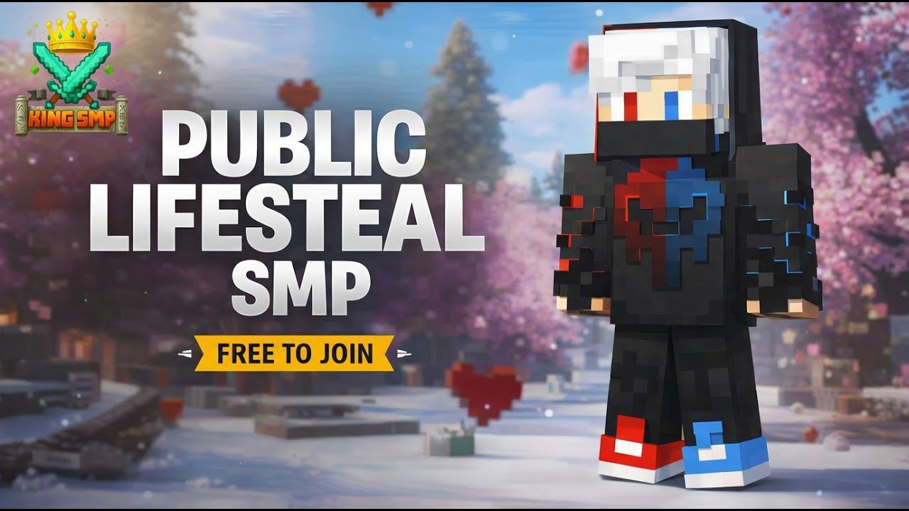 Minecraft SMP LIVE || PUBLIC SMP 24/7 JAVA + BEDROCK || PLAYING IN KING ...