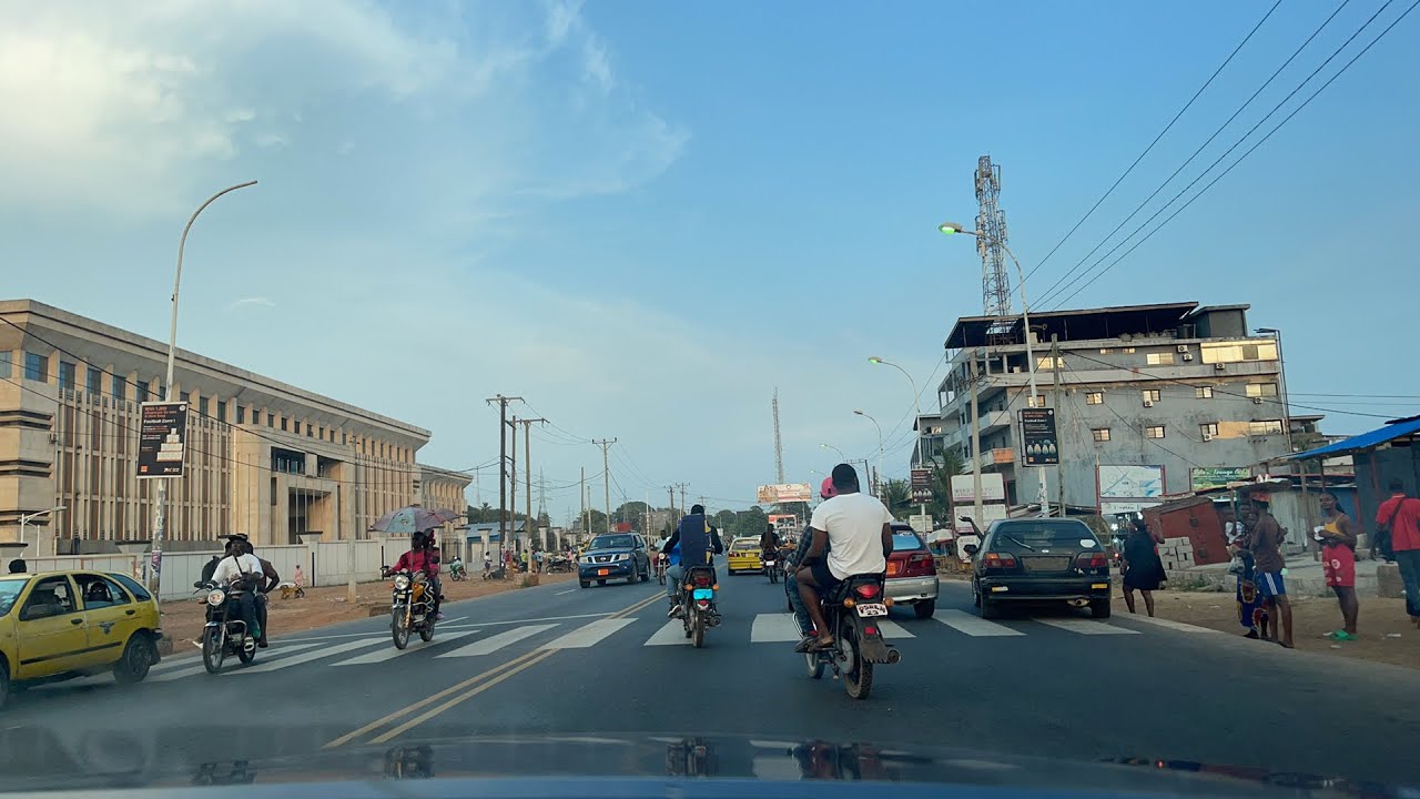 Evening drive in Monrovia Liberia - YouTube