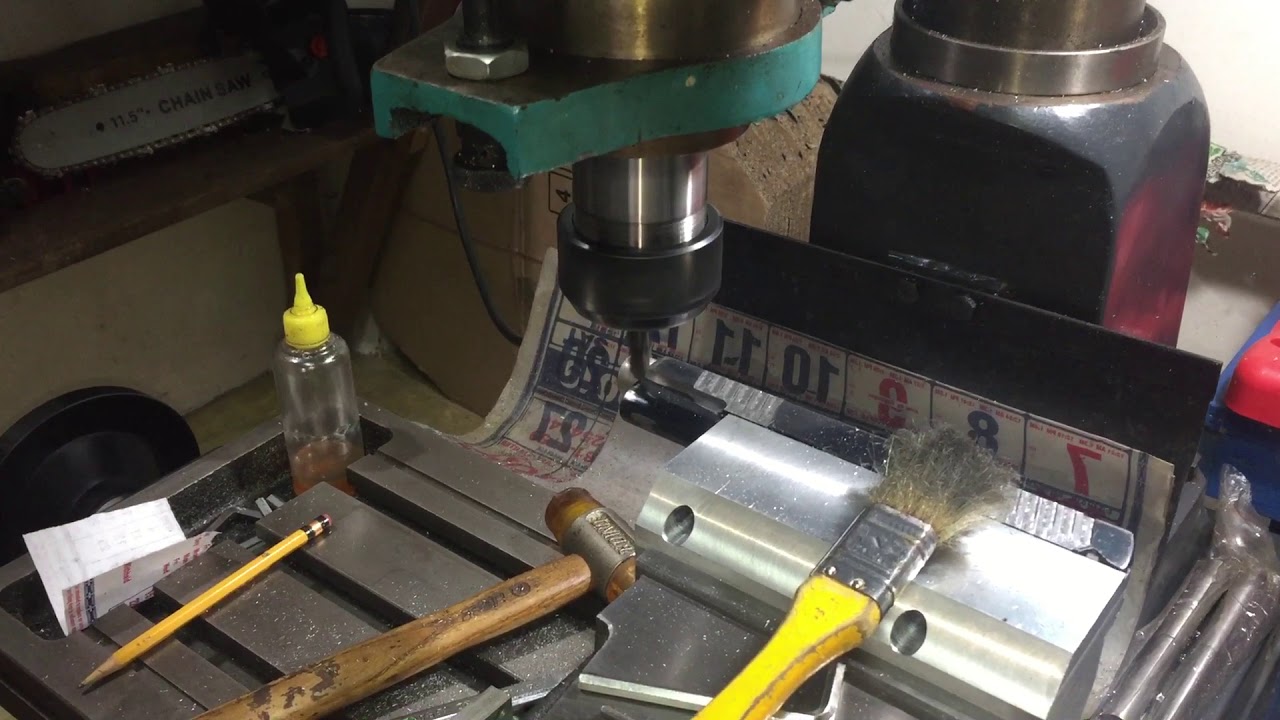 1911 Slide Spring Plug Tunnel Squaring - YouTube