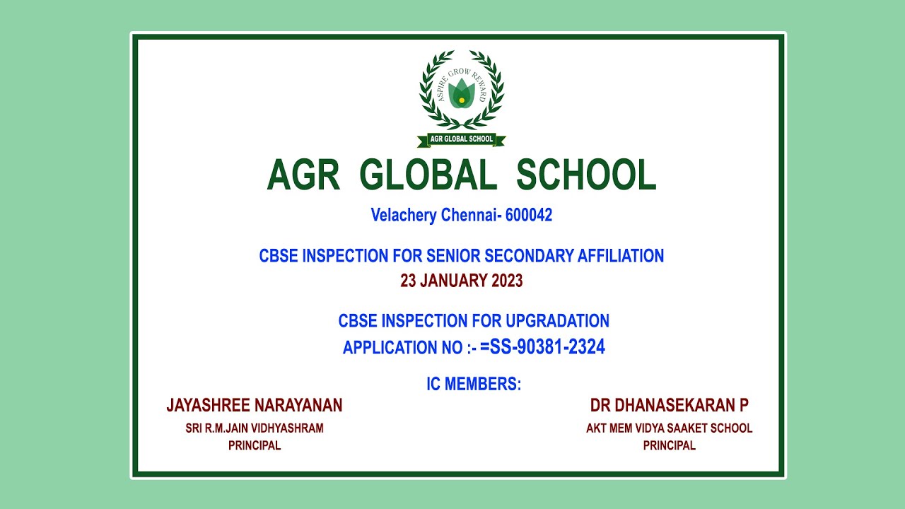 AGR Global School CBSE Inspection 23 01 2023 YouTube agr-global-school-cbse-inspection-23-01-2023-youtube