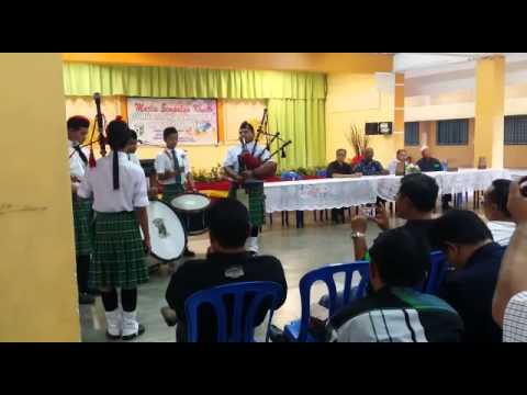Setapak high school bagpipe 14 alumni ART - YouTube