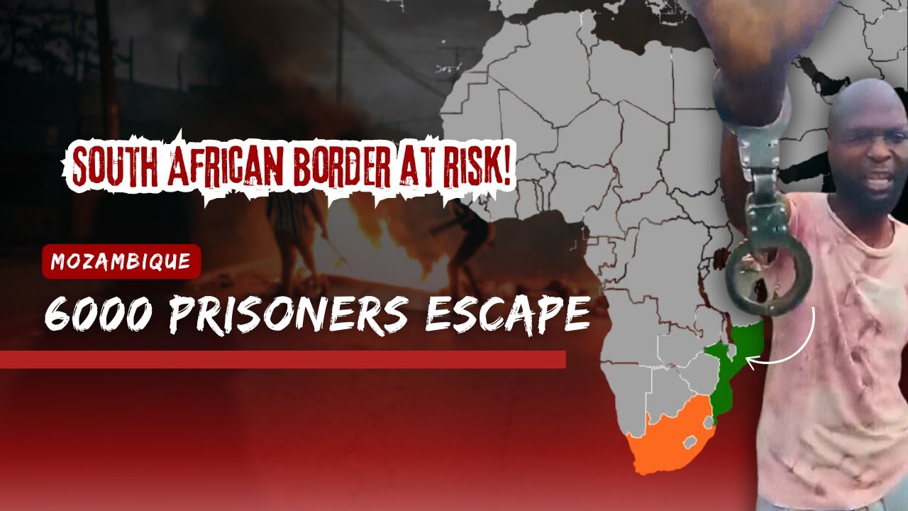 6000 Prisoners escape from Mozambique prison - YouTube