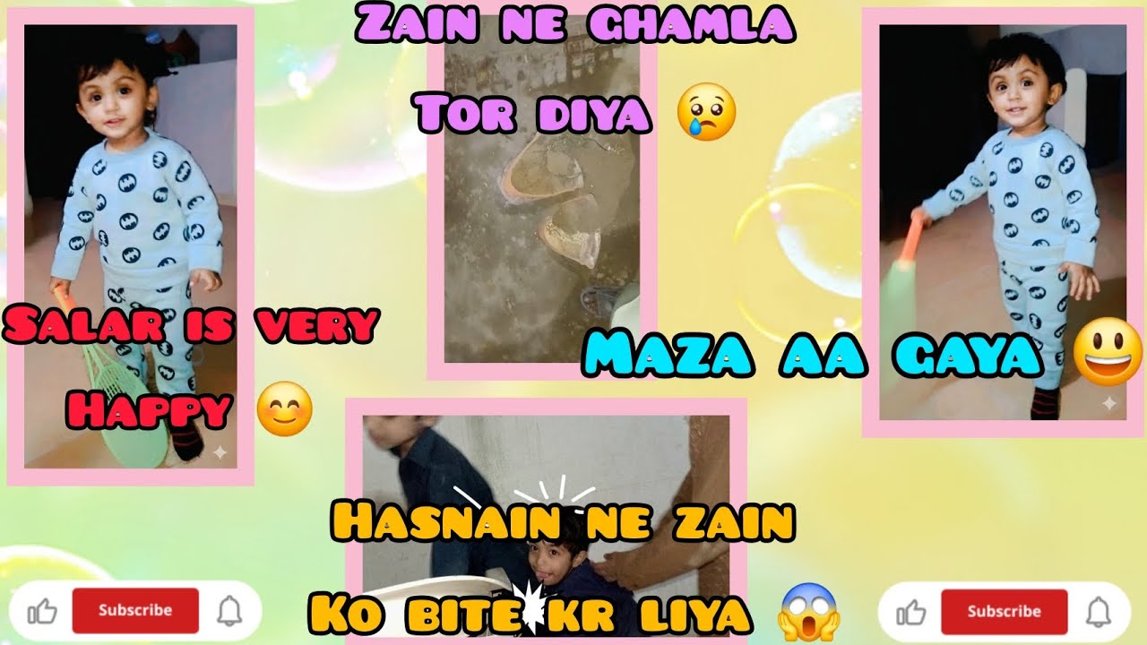 Zain ne ghamla tor diya 😢 | Hasnain ne Zain ko bite kr liya 😱 | Salar ...