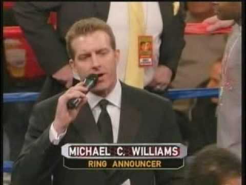 Boxing Ring Announcer, Michael C. Williams. HBO 8 - YouTube