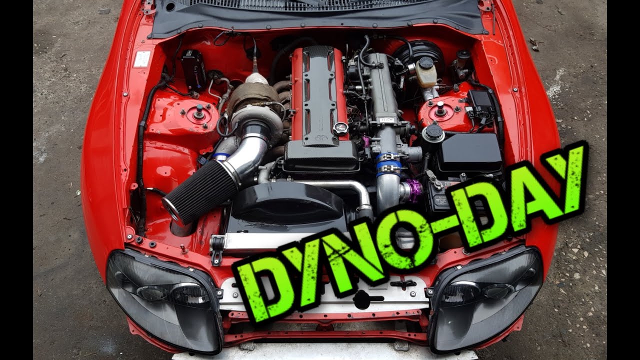Dyno day TOYOTA SUPRA MK4 . - YouTube