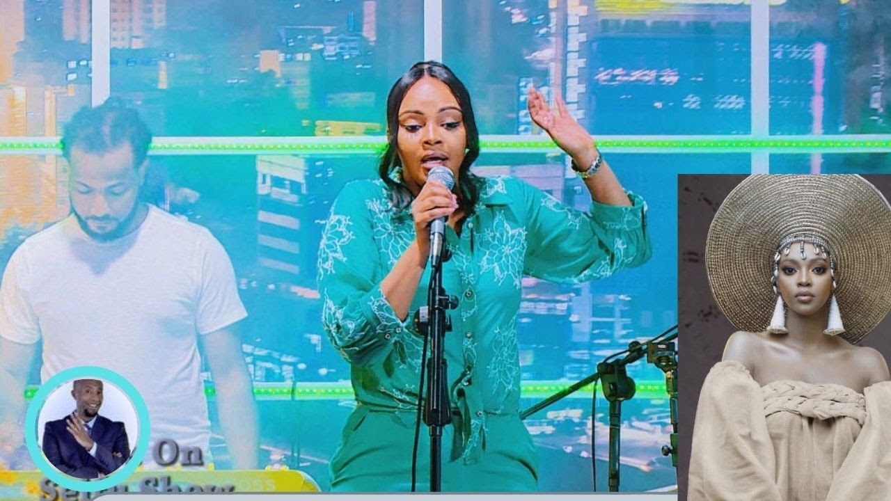 ኒና ግርማ - የከንፈሬ ቀለም- Live @ Seifu Show ከ ማጀቴ አልበም - YouTube