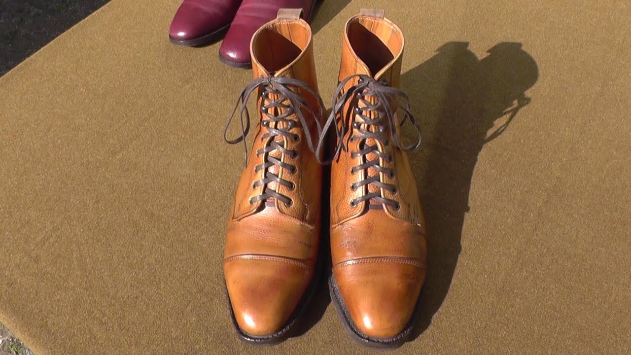 Hats off to the nostalgia of British boots! Alfred Sargent Straight Tip ...