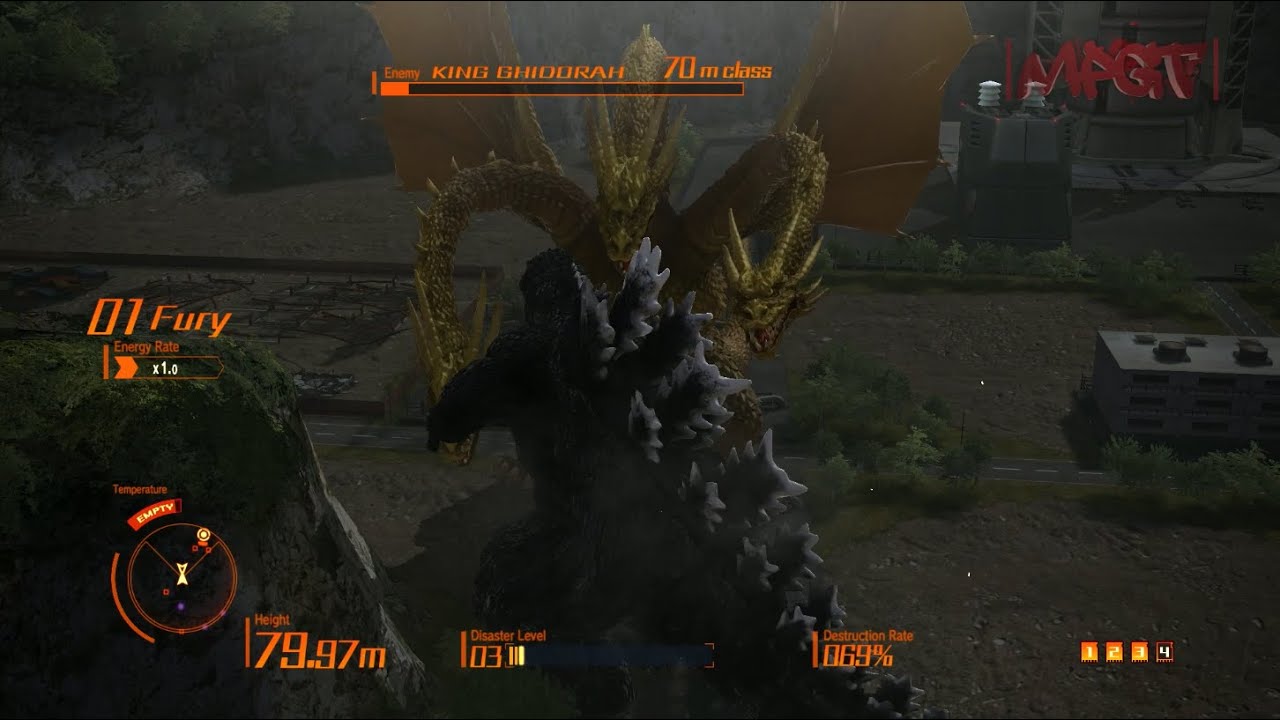 Godzilla (PS4) Overview (King Ghidorah/Rodan) gameplay in 1080p - YouTube