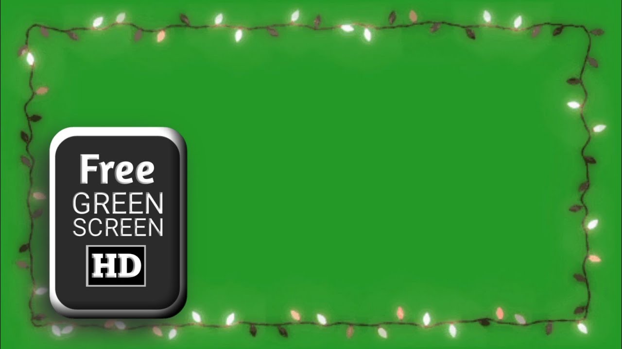 lighting green screen effects | Green screen glowing light frame ...
