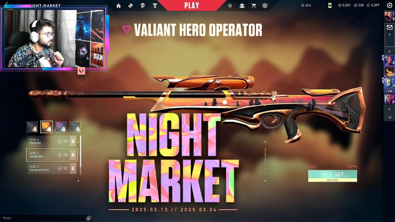 I Finally got VALIANT HERO OPERATOR 😍 || First Night Market Experience😮 ...
