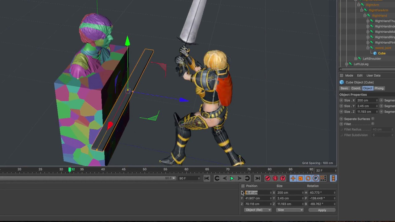 3D Voronoi Fracture Vfx in Cinema 4D R19 Tutorial - YouTube