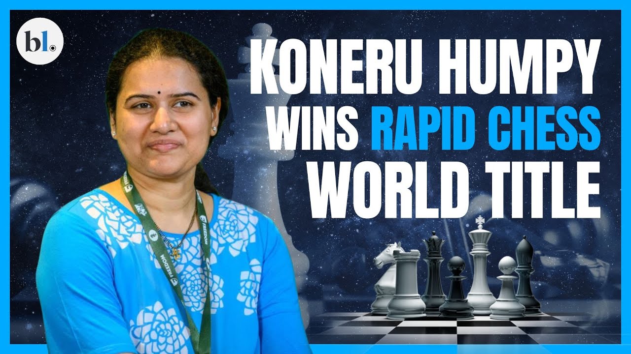 Koneru Humpy wins Rapid Chess World Title for the second time - YouTube