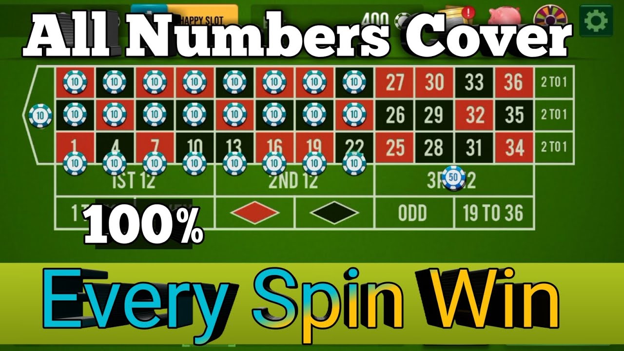100% Every Spin Win || All Numbers Cover Roulette || Roulette - YouTube