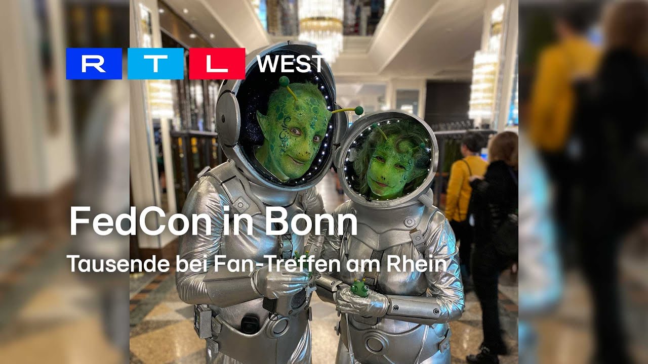FedCon in Bonn: Tausende bei Fan-Treffen am Rhein | RTL WEST, 13.05. ...