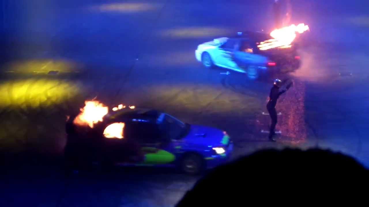 Top Gear Live - Cars on Fire - YouTube