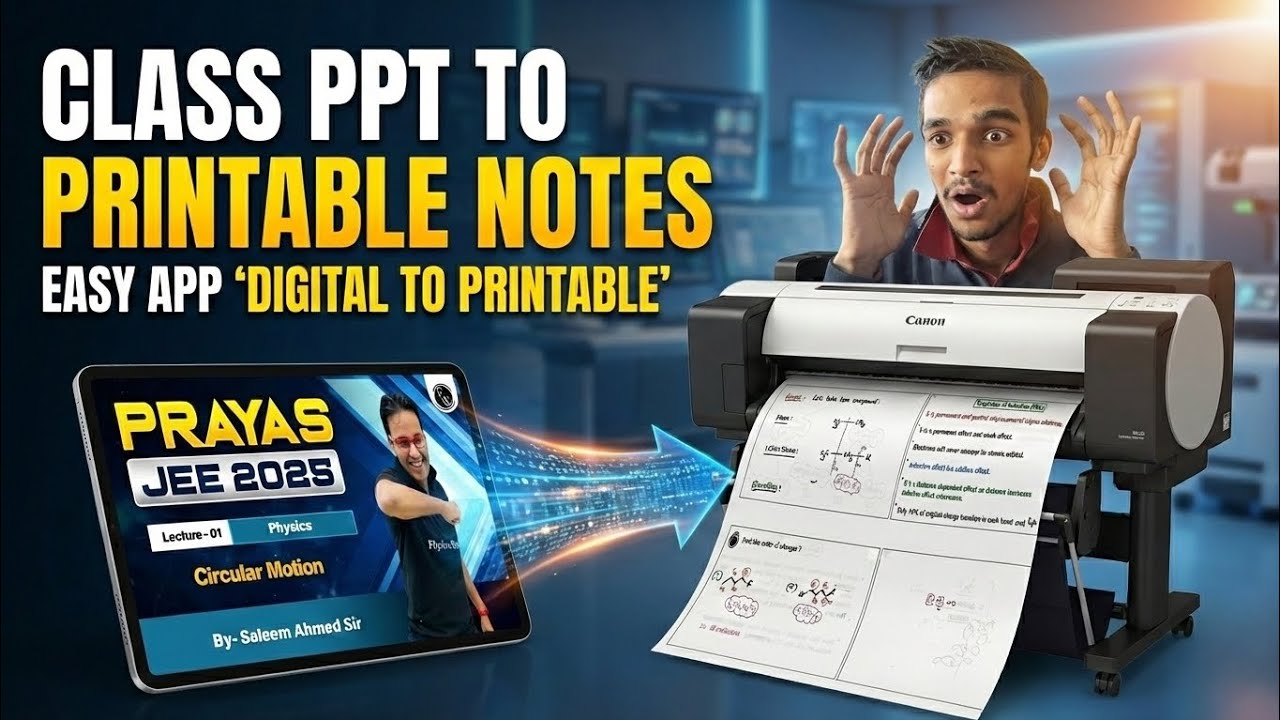 how to print pw notes in white background #pw #PhysicsWallah #jee2026 ...