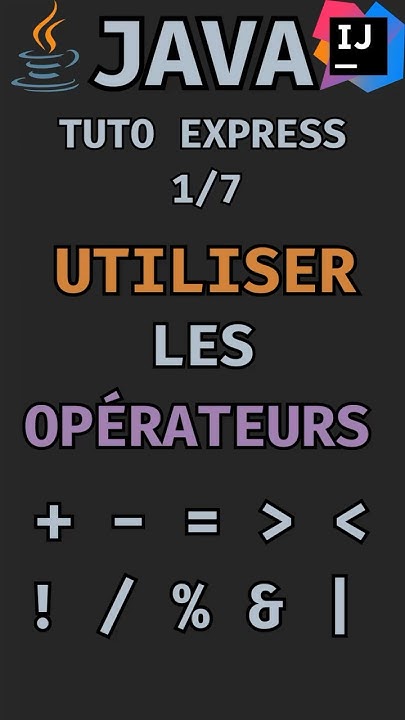 Tutoriel JAVA : LES OPÉRATEURS UNAIRES - YouTube