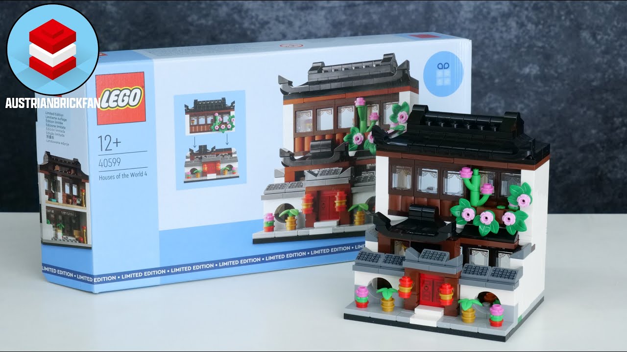 LEGO 40599 Houses of the World 4 - LEGO Speed Build Review - YouTube