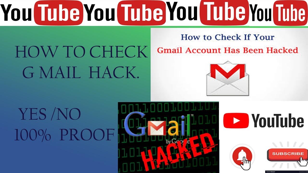 How To Check If Your Gmail Account Has Been Hacked - YouTube
