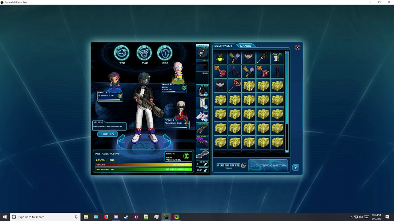 FusionFall Retro: Grinding Billy Heads (x50 Gold Crates) - YouTube